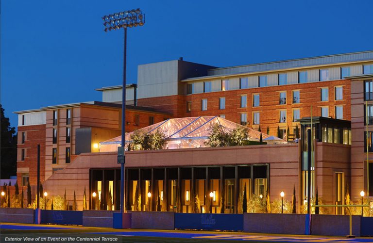 Outdoor Centennial Terrace Luskin Conference Center Evening iPain ...
